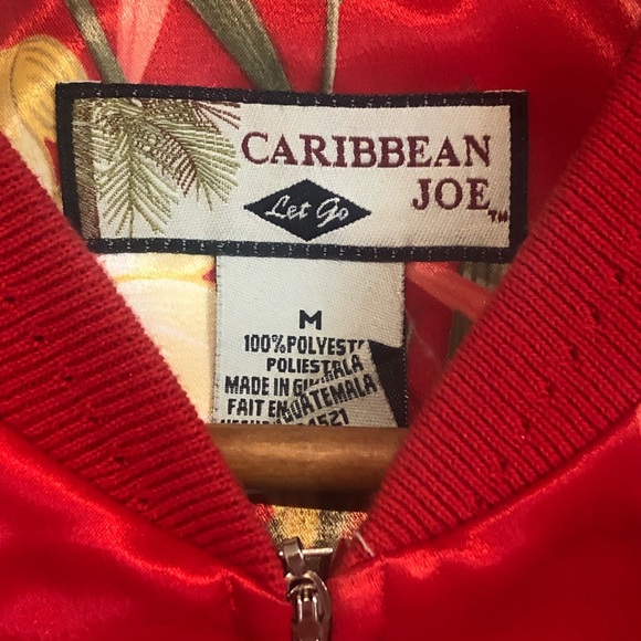 Caribbean Joe | Jackets & Coats | Caribbean Joe Tropical Bomber Jacket ...